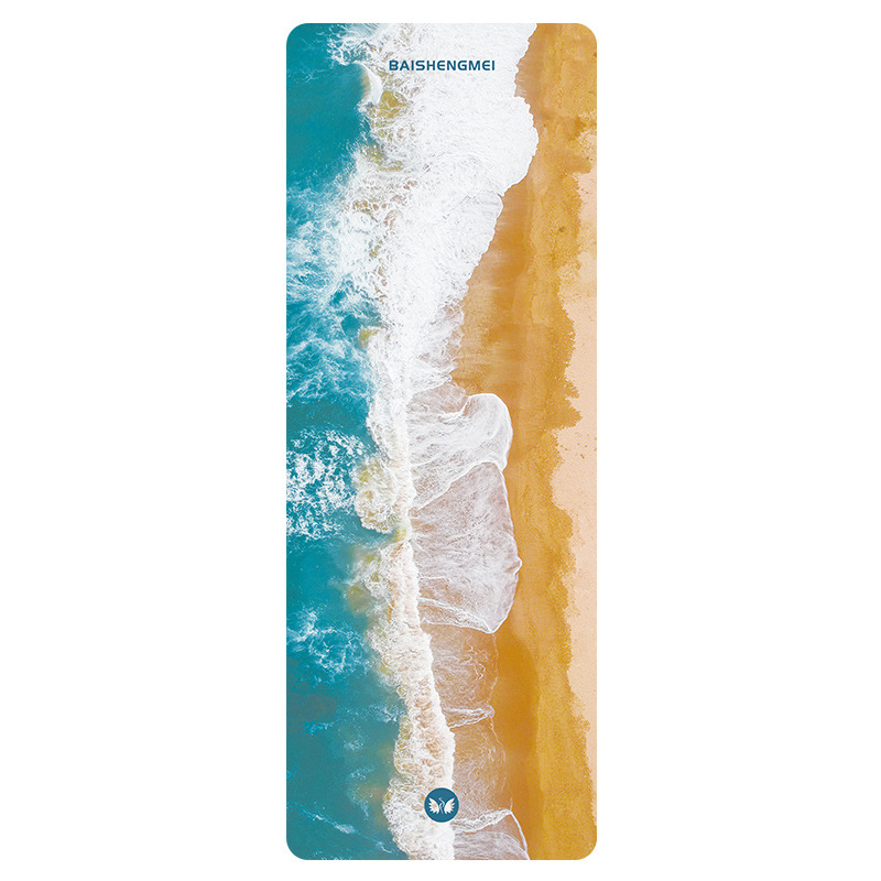 Чехол для йога-мат Chenchen из ткани, оленья кожа, бархат, тонкий, нескользящий, портативный, впитывающий пот, складной, натуральный каучук