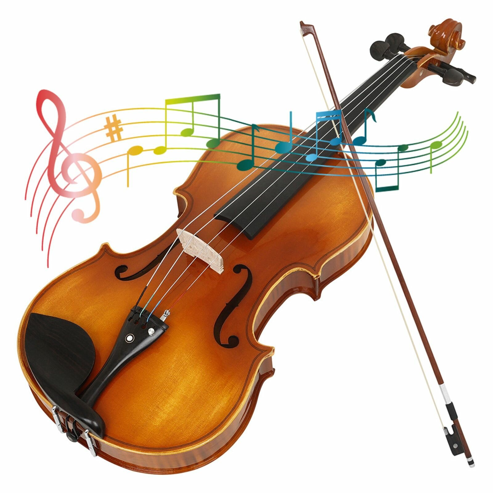 Деревянная альта для начинающих натуральный цвет 16 дюймов