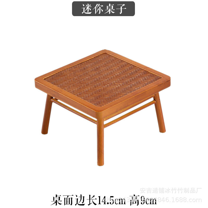 Ручная работа, набор для чая из бамбука, плетеные стол и стулья, аксессуары, бамбуковые изделия, чехлы, домашние, чисто ручная работа, креативные украшения, оптовая продажа