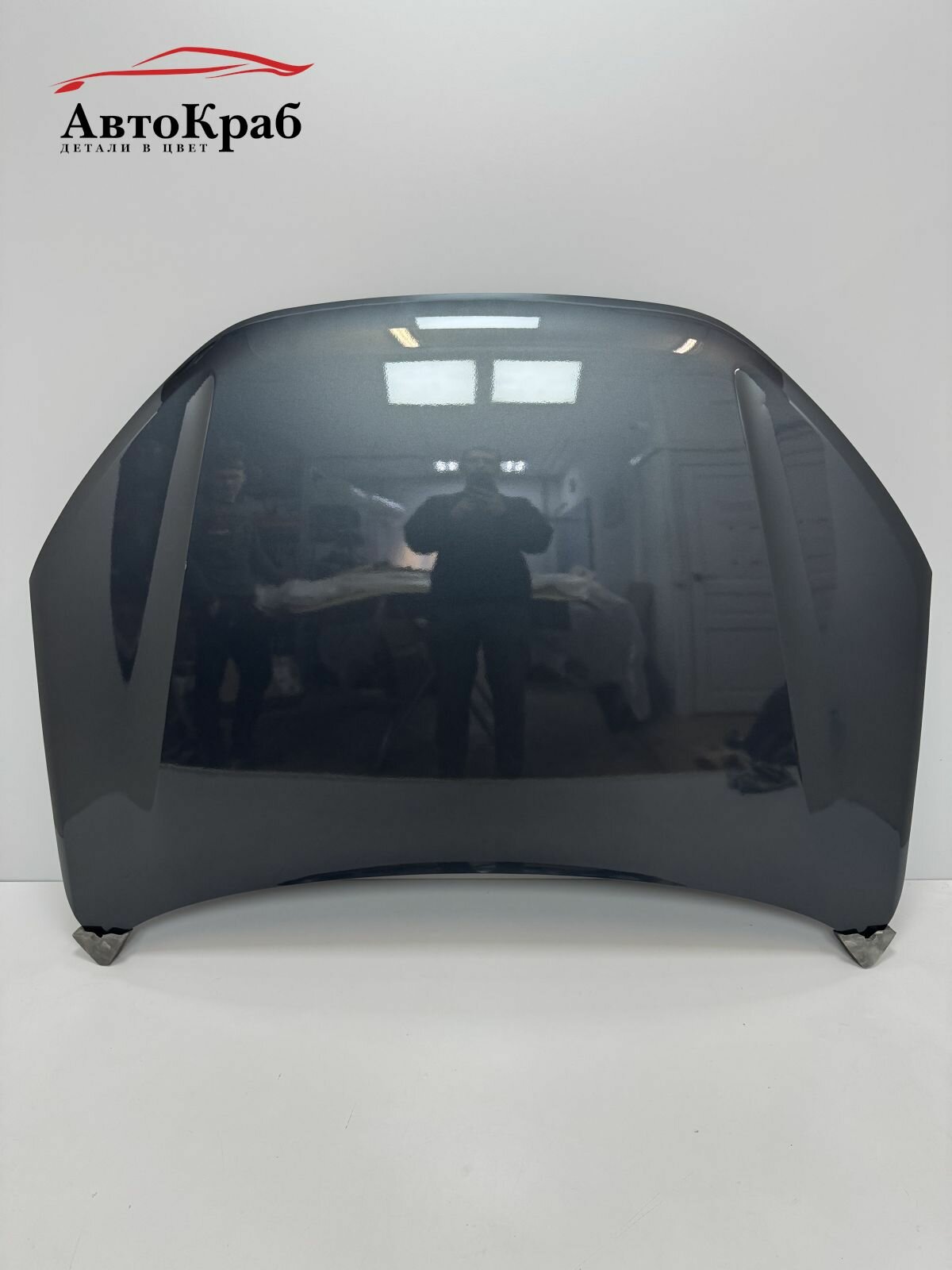Капот в цвет для ВАЗ (LADA) Гранта I рестайлинг (2018 — 2026) 633 - борнео