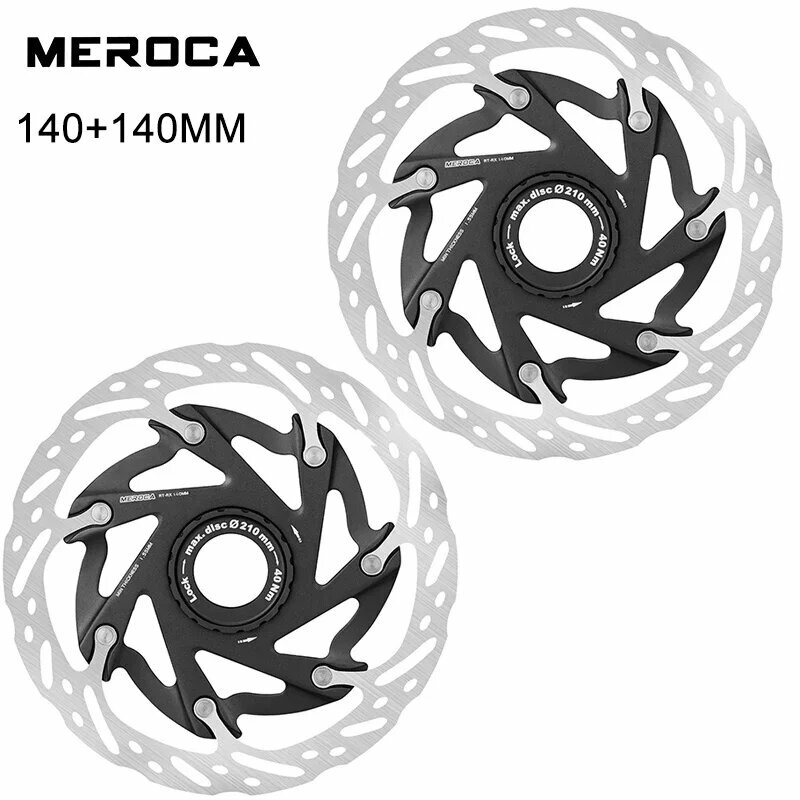 MEROCA Диск тормозной 140x140 мм, белый/черный