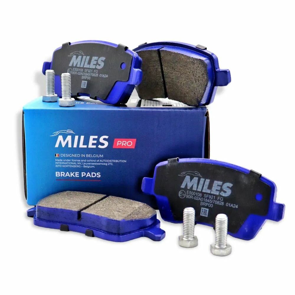 Колодки тормозные передние Lada Vesta/Largus (Веста/Ларгус) - смесь Ceramic Pro Miles E500108