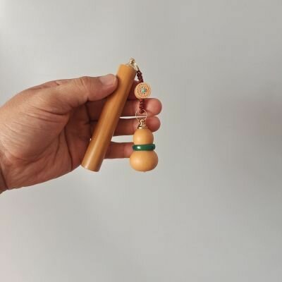 Твердый бамбук, нефритовый бамбук, миниатюрная маленькая тыква, ручная работа, культурная игра, коллекционный орнамент, подарок, аксессуар, чисто натуральный