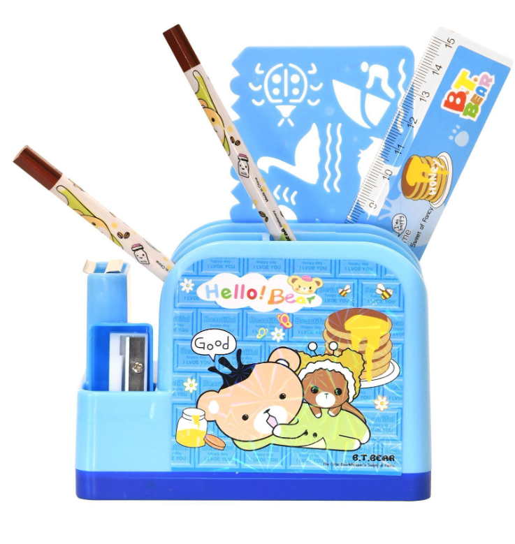 Подставка д/канц 2 отд. 120х87х65 мм скпнкр-г