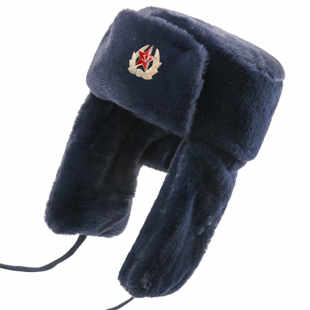 Шляпа с Советским Значком Lei Feng-Темно-синий