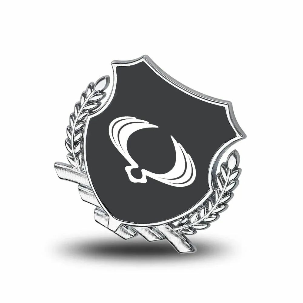 Наклейка на авто, Металлическая эмблема на автомобиль Ssangyong (Ссангйонг), Шильдик, эмблема, надпись, самоклеющаяся, 1 шт.