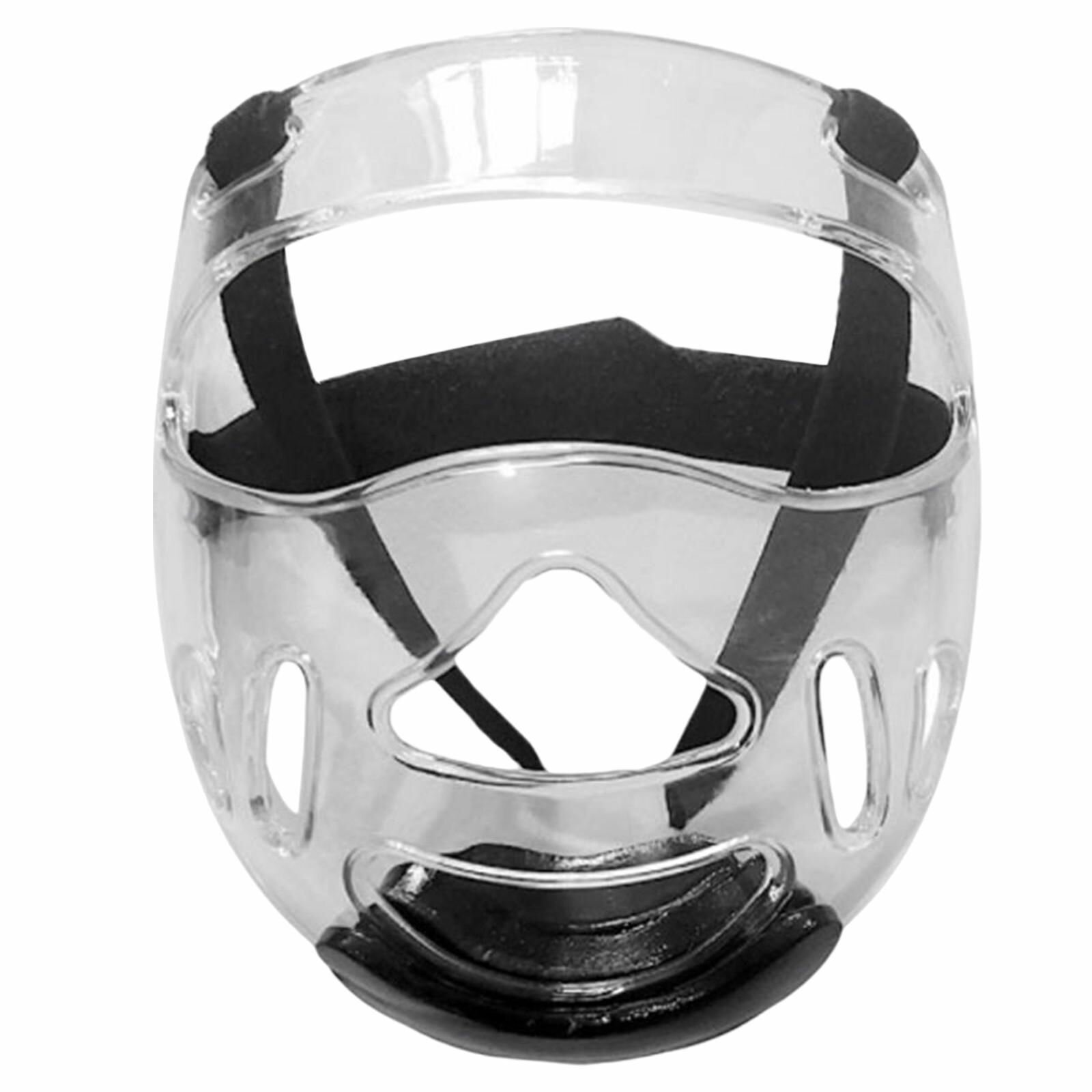 Защитный шлем для единоборств, маска для лица, защита от ударов, для детей, прозрачная, для бокса, тхэквондо, карате, размер M (140-160 см)