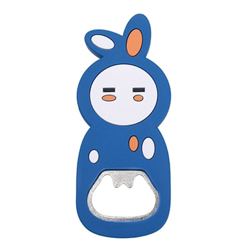 Магнитный открыватель бутылок кролик, Синий