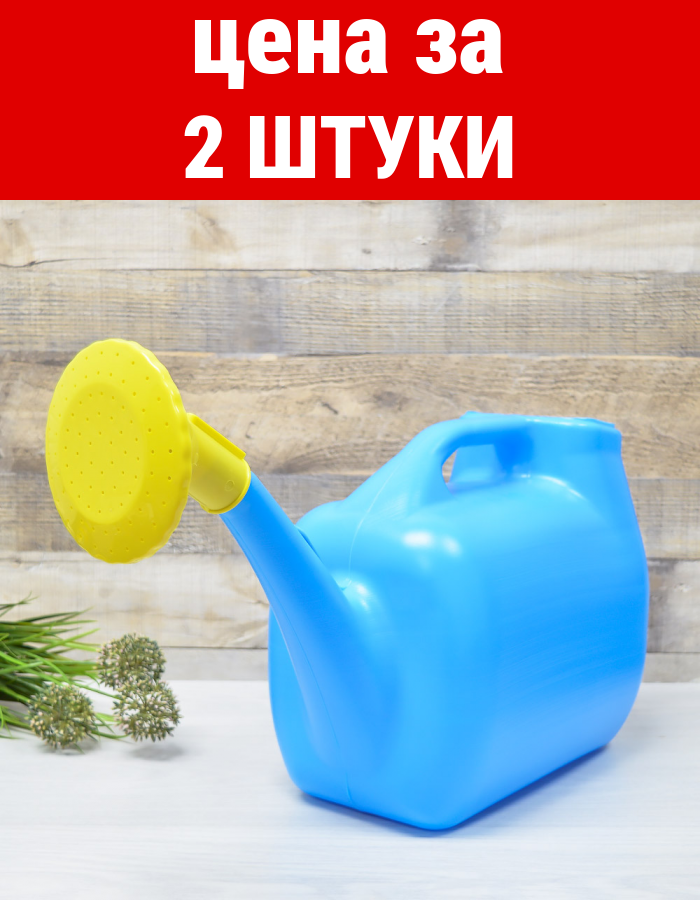 Комплект 2 шт, Лейка 10л с рассеивателем