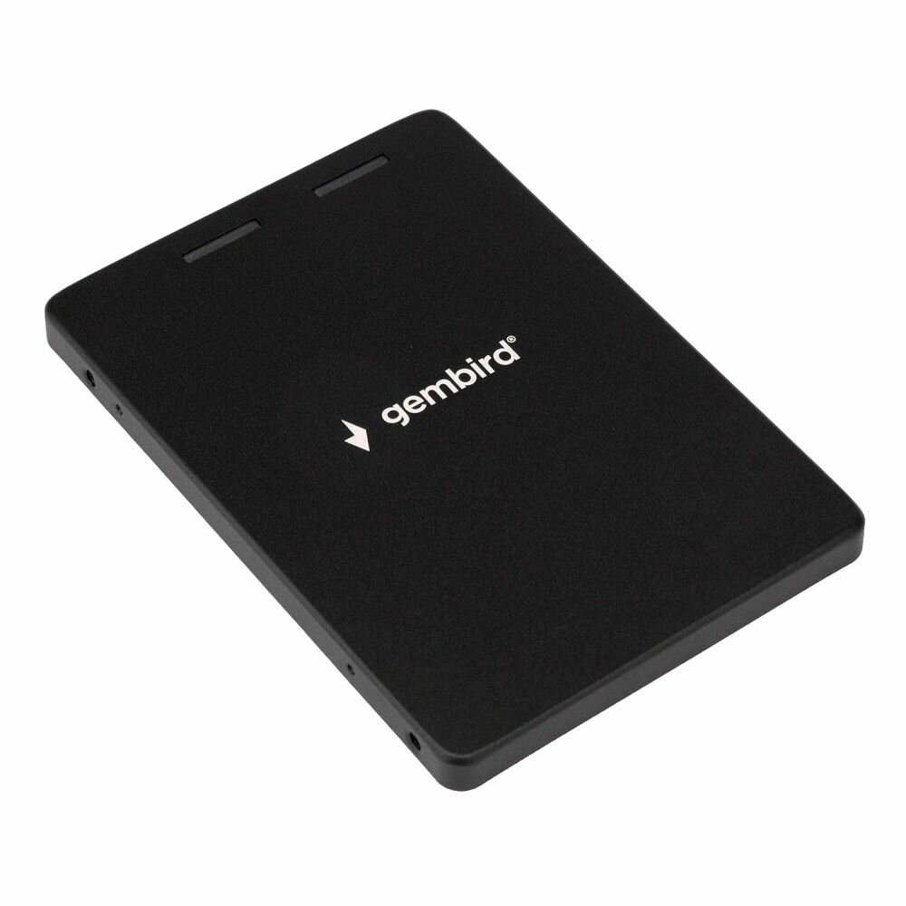 Gembird переходник Адаптер для SSD M.2 SATA в корпус 2,5", алюминиевый корпус, черный, блистер MF - SATA - M2