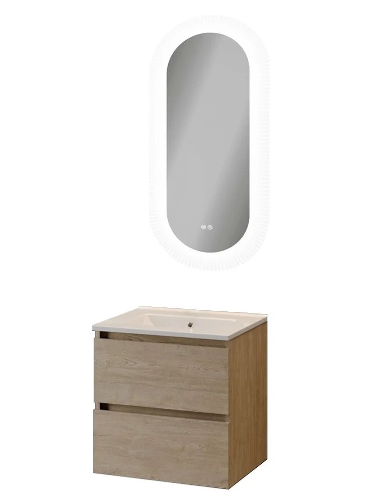 Мебель для ванной комнаты Teymi Laina 50 светлый дуб