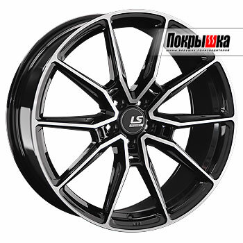 Диски литые LS FlowForming RC-58 (BKF) 9.0х20/5х114.3 D67.1 ET40.0