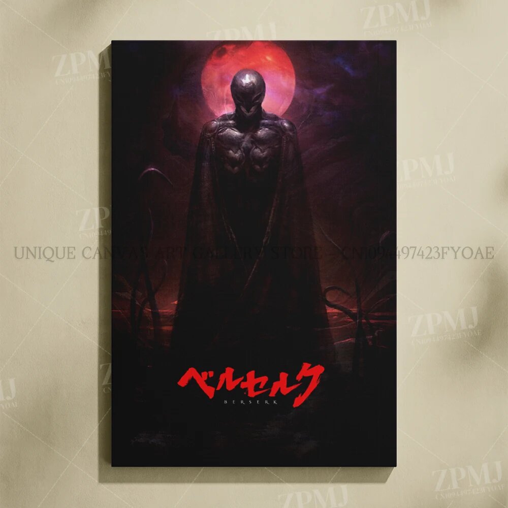 Berserk на холсте, 50x75cm, Цвет: jfcq2-19