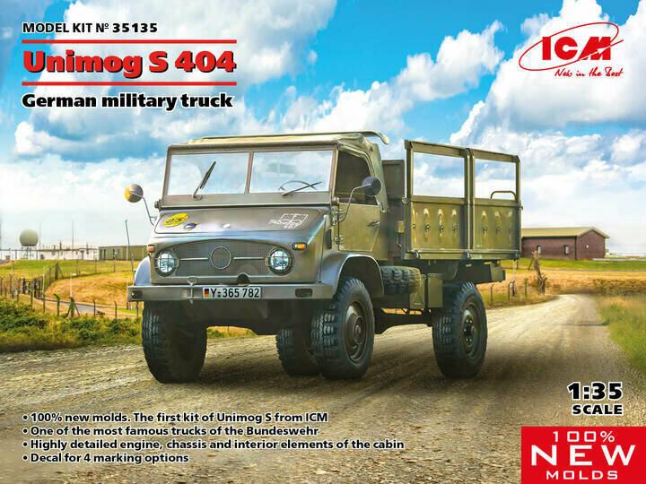 35135 ICM Автомобиль UNIMOG S 404 1/35