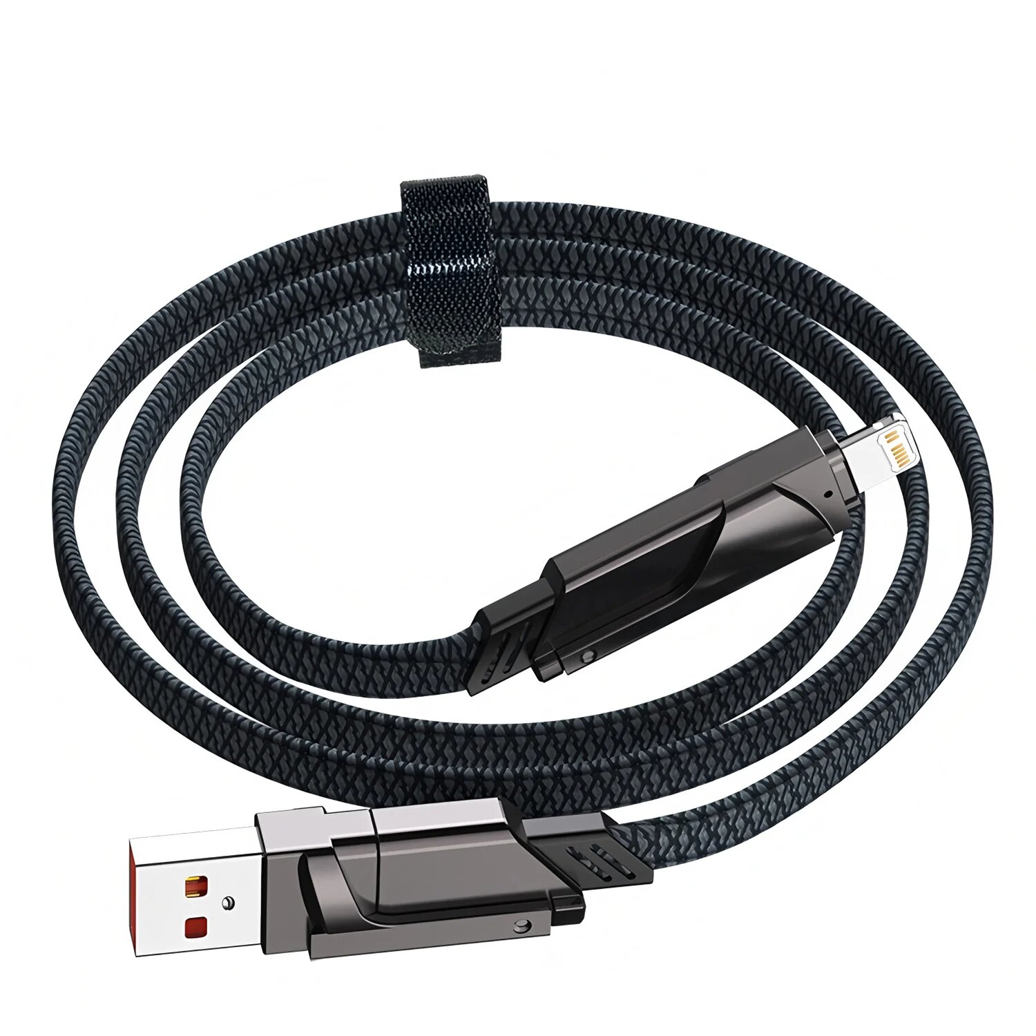 4 в 1 USB A Type C к USB C Lightning Display PD кабель для iPhone 15 14 зарядное устройство для быстрой зарядки Samsung Huawei