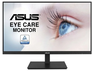 Монитор ASUS 27" VA27DQSB IPS LED, 1920x1080, 5ms, 250 cd/m, 178°/178°, 100M:1, D-Sub, HDMI, DP, USB-hub, 75Hz, колонки, FreeSync, GamePlus Tec, HAS, Tilt, Swivel, Pivot, VESA, Black, 90LM06H1-B01370