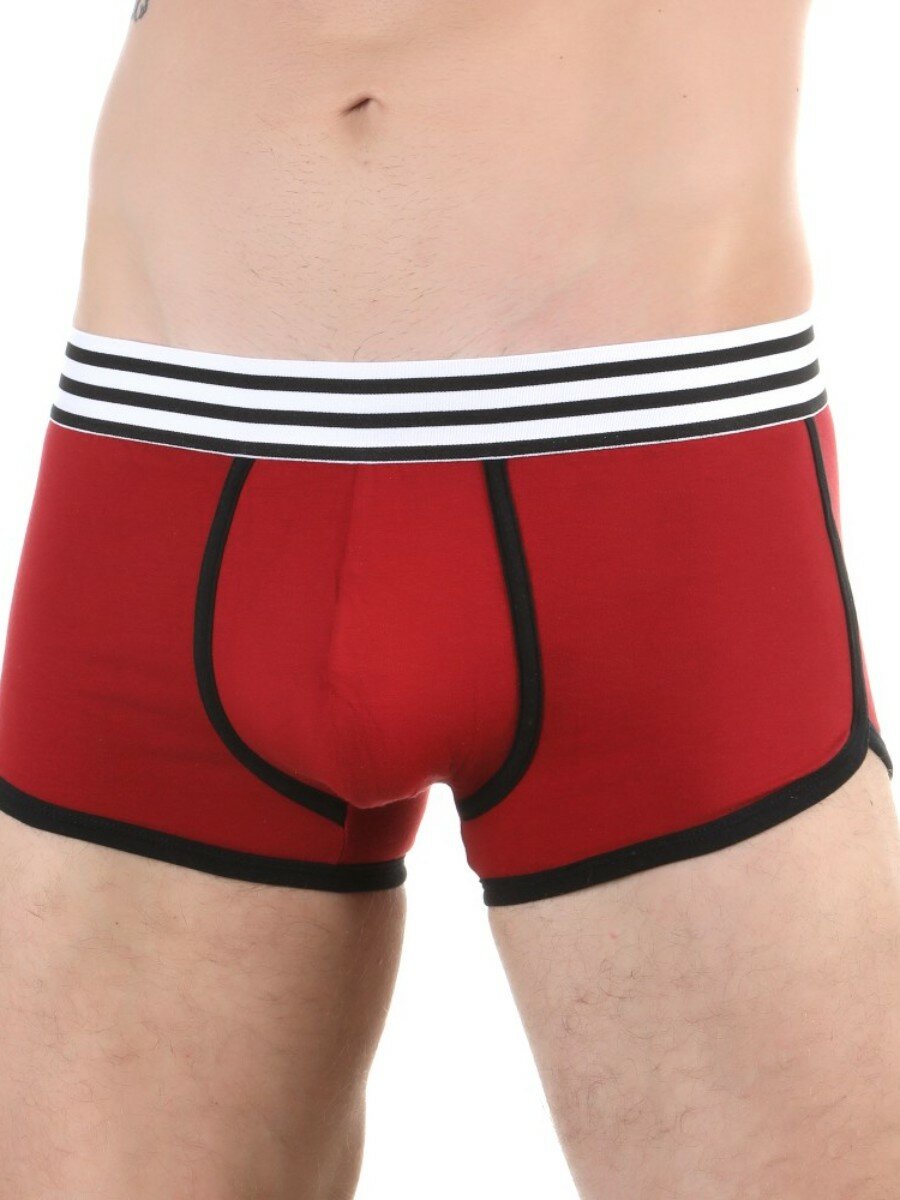 Мужские трусы Romeo Rossi 6062-18, бордовые, 95% хлопок, 5% эластан, размер L(48)