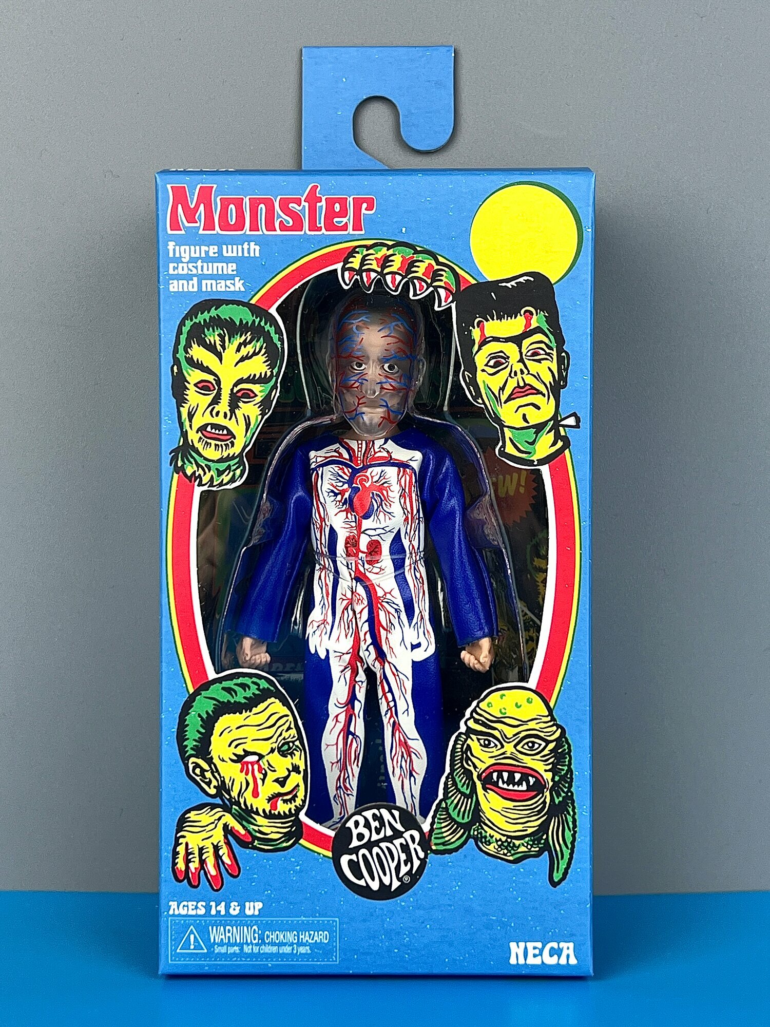 Фигурка Visible Man, Monster / Neca, Ben Cooper / Прозрачный человек, Монстр, Коллекционная, 14 см.