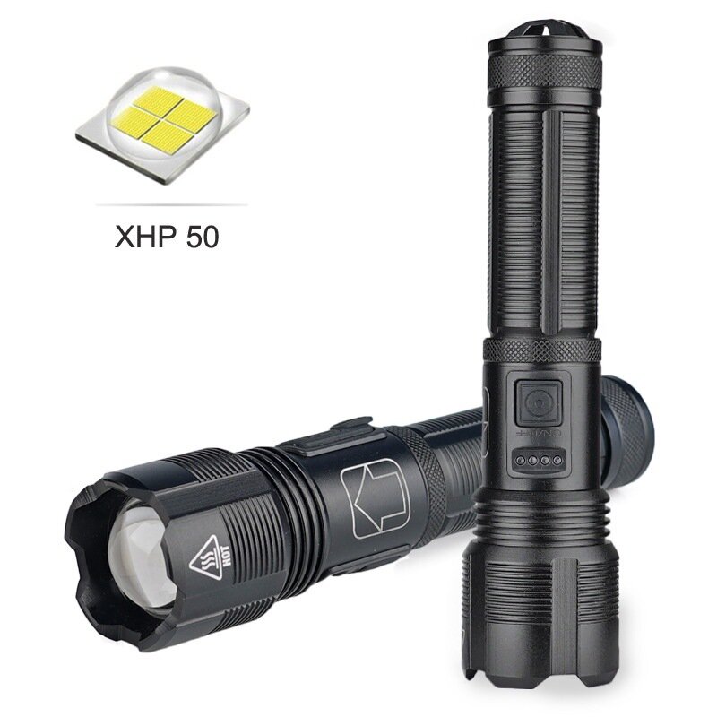 Новый P50 фонарик USB зарядка алюминиевый сплав тактический фонарик портативный водонепроницаемый открытый фонарик