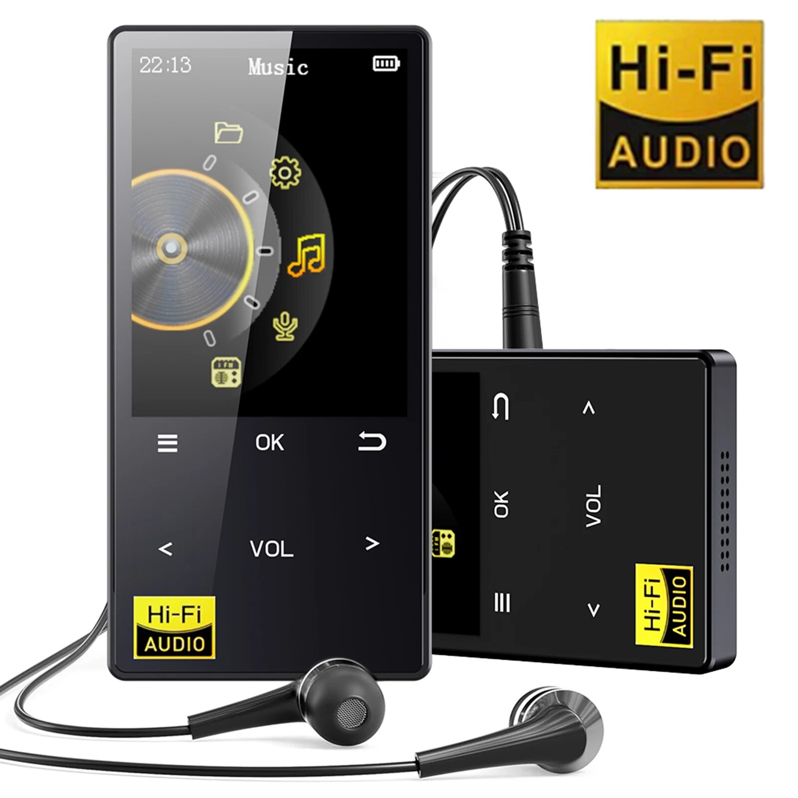 MP3-плеер Hi-Fi Audio 128GB, черный