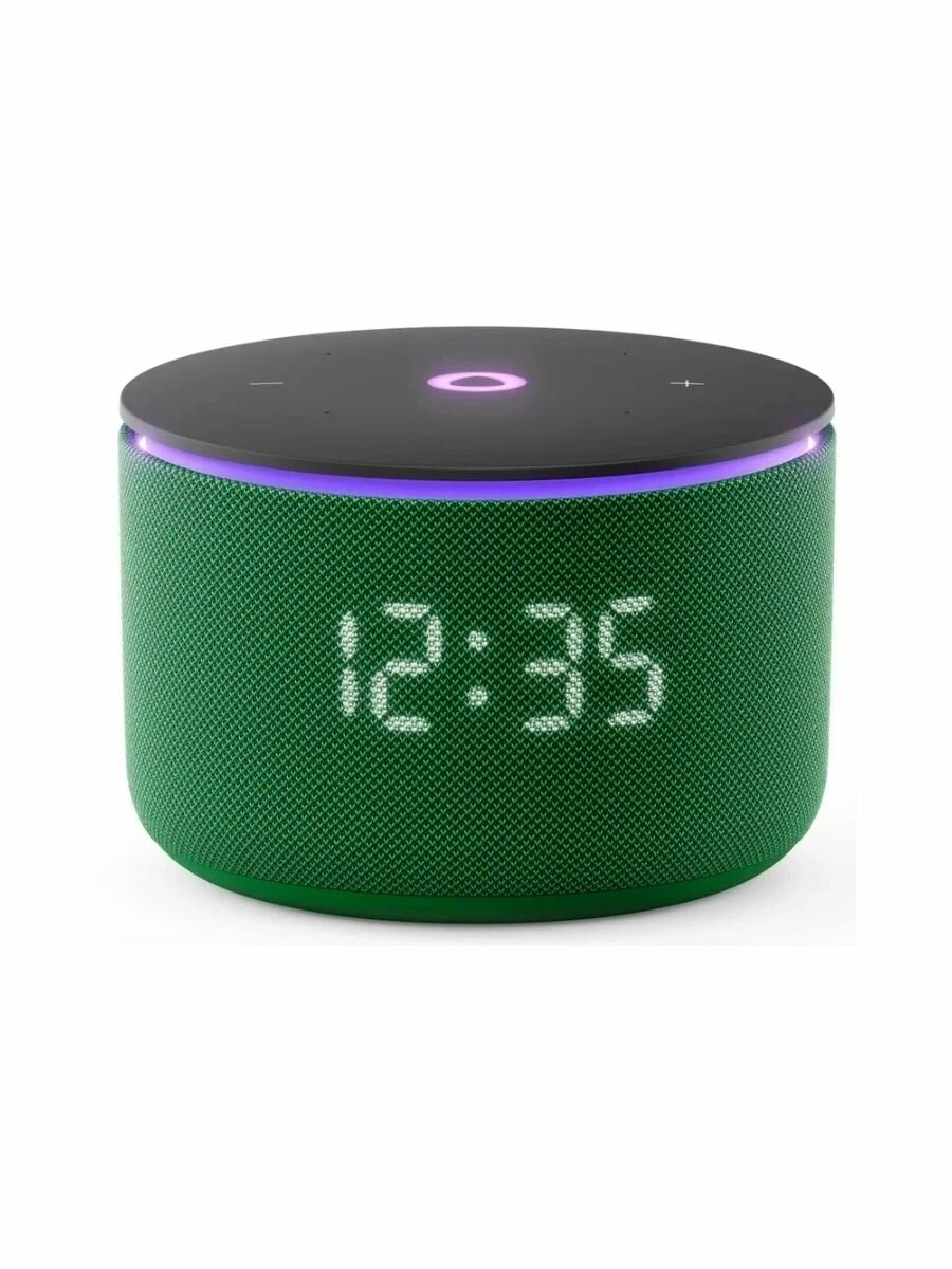 Умная колонка яндекс Станция Мини 3 Про, 18Вт, с Алисой на YaGPT, зеленый Zigbee yndx-00059grn