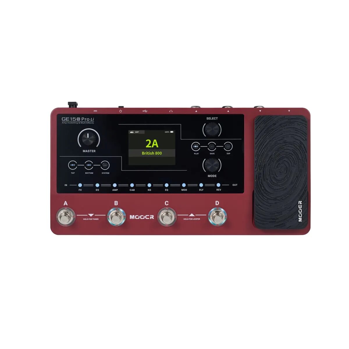 Гитарный процессор эффектов Mooer GE150 Pro Li