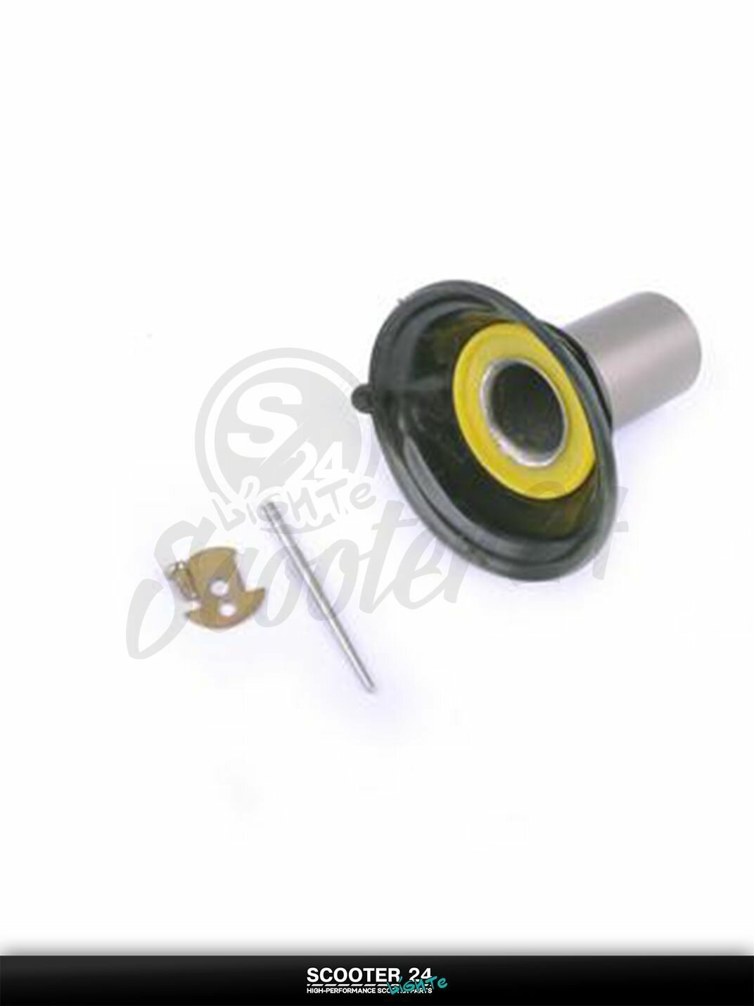 Мембрана карбюратора (с заслонкой) на китайский 4T мотоцикл и мопед GY6 с двигателем 150 ( 24 мм, основная) EVO