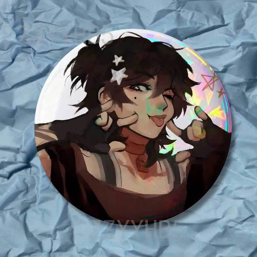 Эмалевая булавка K-Killer Chat Robin Misaki, 32X32mm, z1