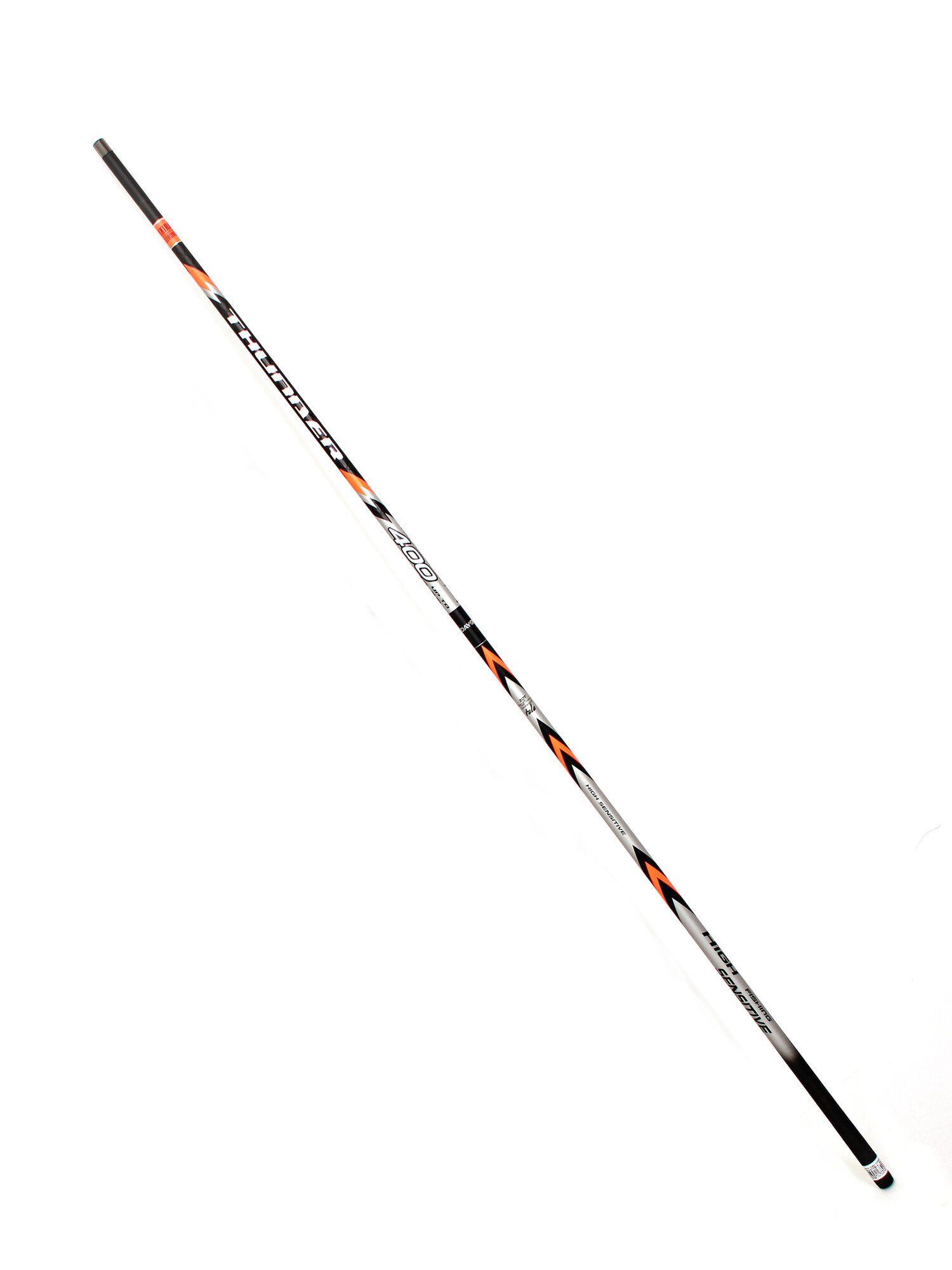 Удилище DAYQ "THUNDER POLE", маховое, длина 4 метра, вес 135гр, тест 10-30гр, без колец, карбон