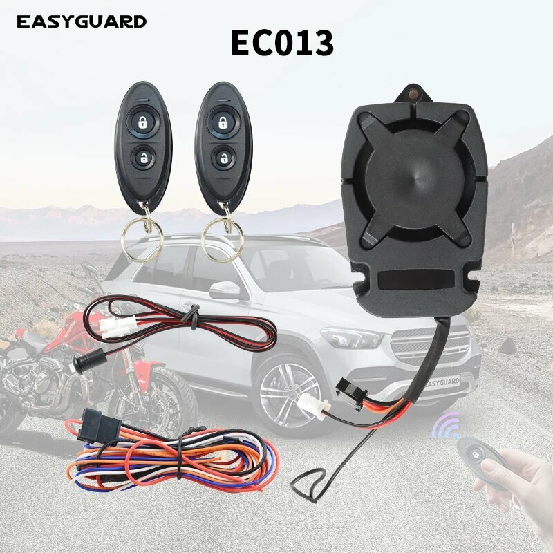 EASYGUARD DIY Автомобильная сигнализация и сигнализация для мотоцикла DC12V