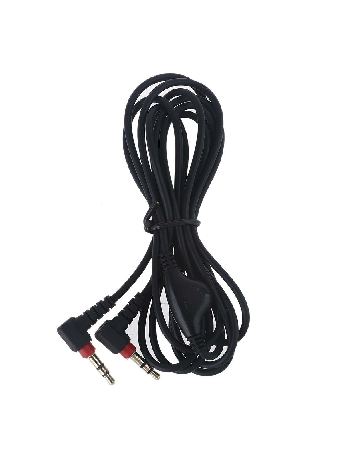 3,5 мм аудио стерео разветвитель Удлинительный кабель с двойной регулировкой громкости на 90 °