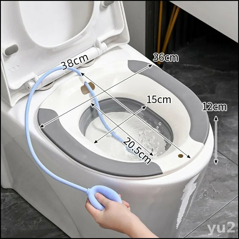 Эксклюзивная накладка на унитаз с функцией биде и помпой, предназначенная для гигиенического подмывания, терапии и предупреждения геморроя, а также для послеродового периода