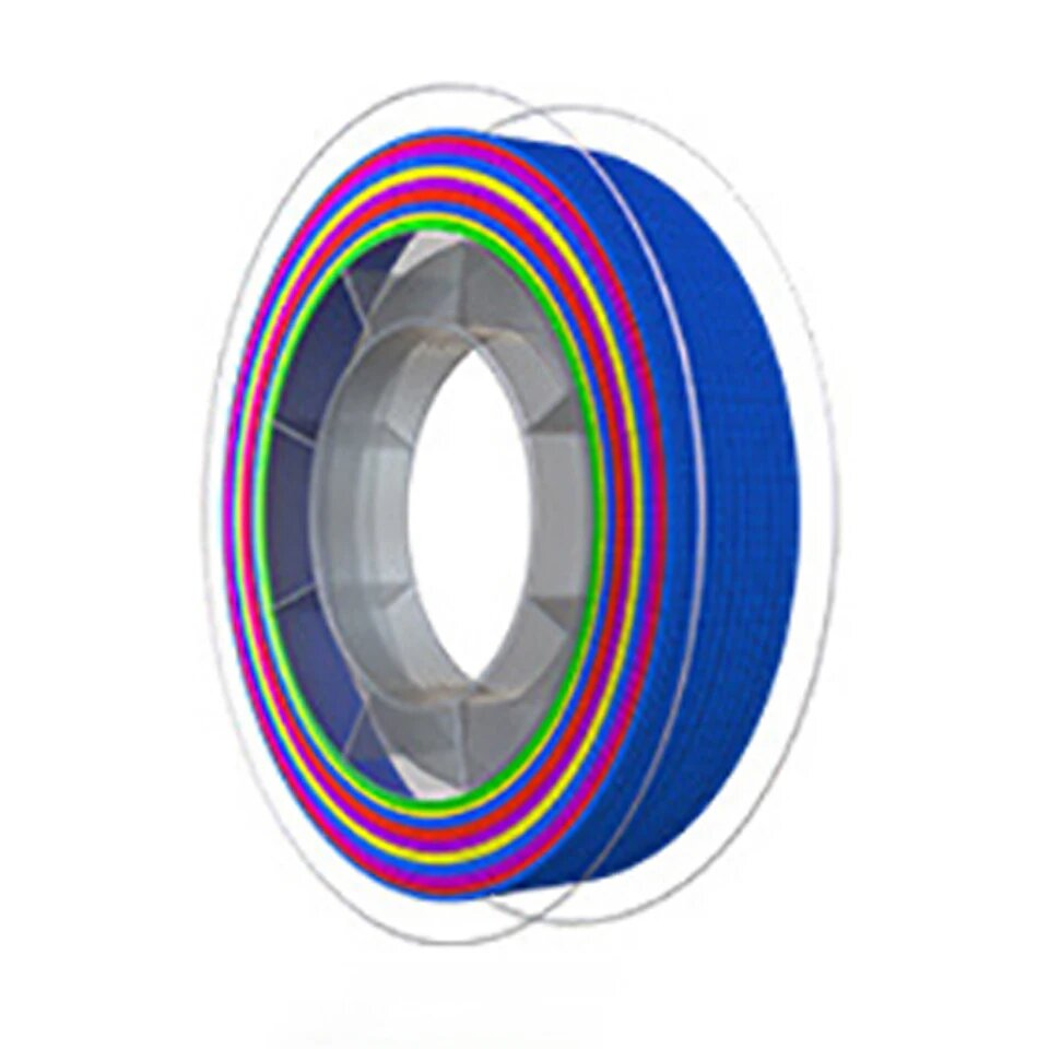 KoKossi цветная рыболовная леска 8 нитей 150 м Синий, 2.0, Ten meters one color
