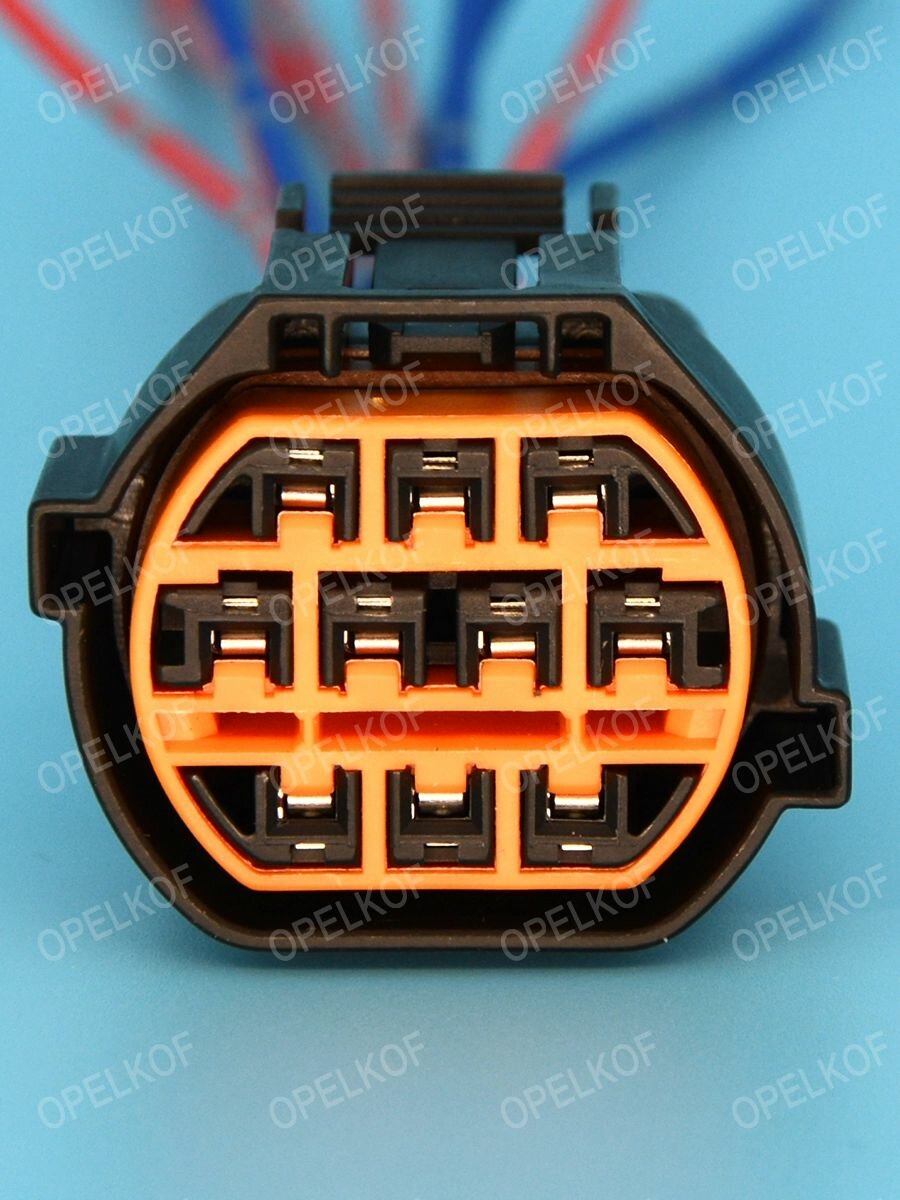 Разъем 10 pin для фар Hyundai, Kia (OEM: HP066-10021)