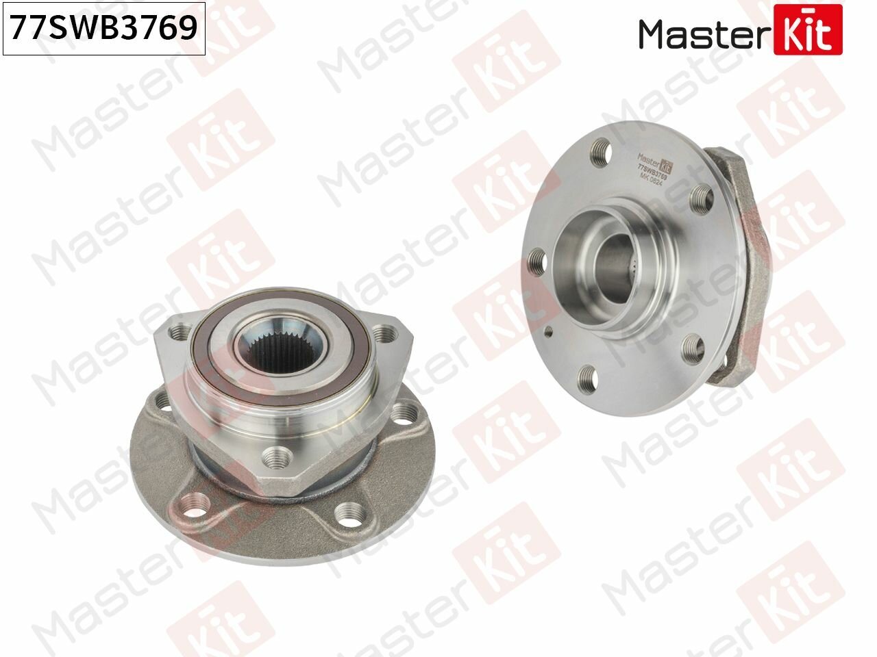 Ступица в сборе с подшипником передний. Audi A3 8P1/Skoda KODIAQ NS7/Volkswagen TIGUAN 5 MasterKit 77SWB3769