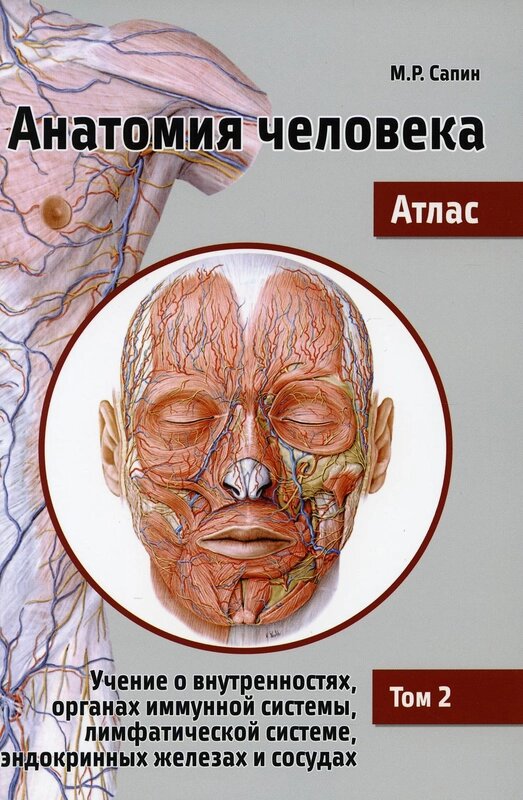 Анатомия человека. Атлас. В 3 т. Т. 2: Учение о внутренностях, органах иммунной системы. (Сапин М. Р.)