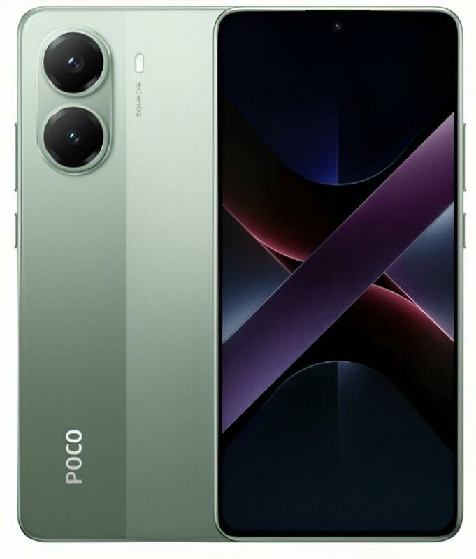 Смартфон Xiaomi Poco X7 Pro, 12/256Gb, AMOLED, Green (Зеленый)
