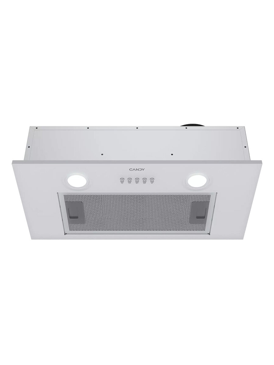 Вытяжка Candy CPY5MWP-07, полностью встраиваемая, отвод/циркуляция, белая