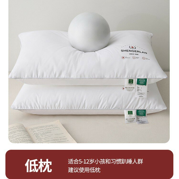 2025 Новый Синьцзянский длинноволокнистый хлопок, чистый хлопковый наполнитель для подушки, 0 формальдегида, без флуоресцентных агентов, класс А, набор из пары наполнителей для подушки