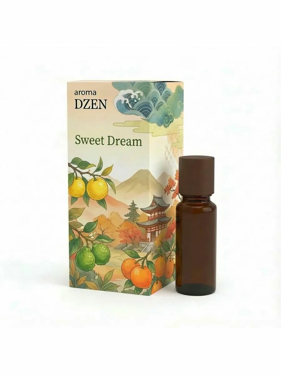 Эфирное масло роллер Сладкий Сон Aroma Dzen 5мл для ароматерапии, бани, йоги