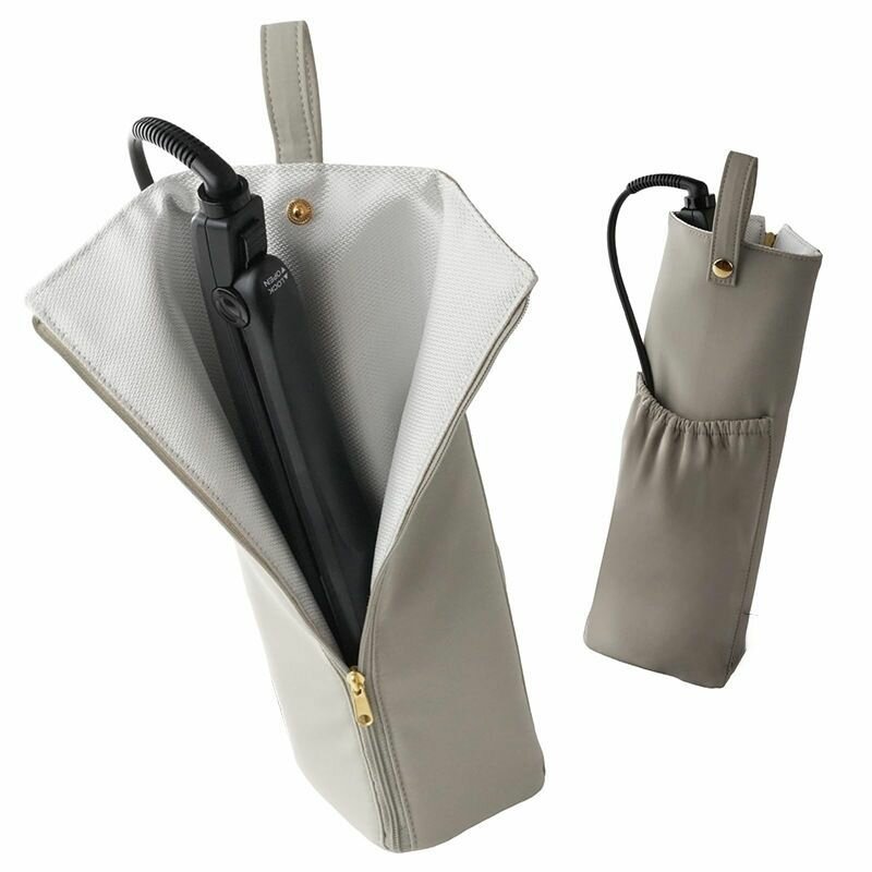 Японская термостойкая сумка для укладки волос, инструмент для завивки, чехол для укладки, сумка для хранения, устойчивая к ожогам, сумка для хранения выпрямителя, изолированная сумка для выпрямителя волос для женщин