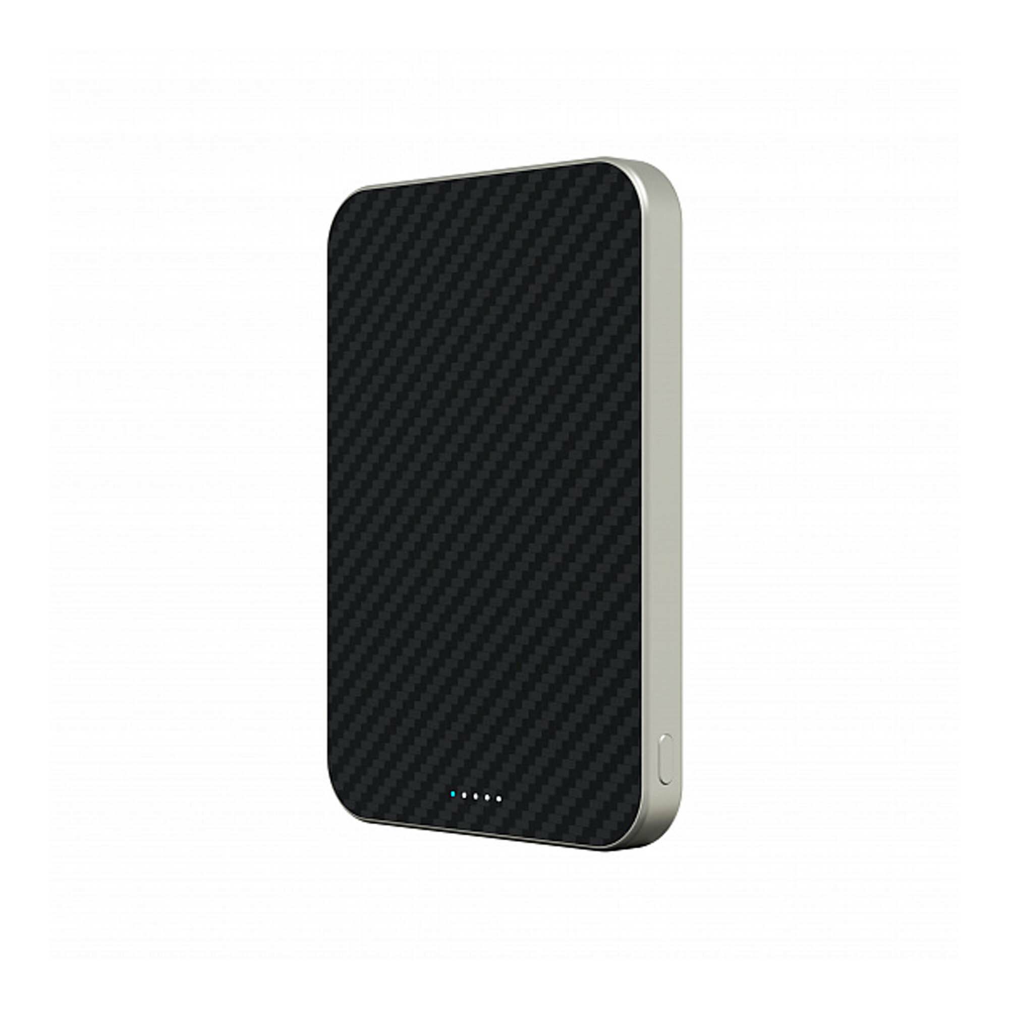 Портативный аккумулятор Magssory Pride Pro 5000мАч Magnetic Qi2 titanium внешний с магнитами и беспроводной зарядкой