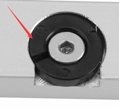 Направляющая шина для циркулярной пилы, 450 мм, с черным зажимом