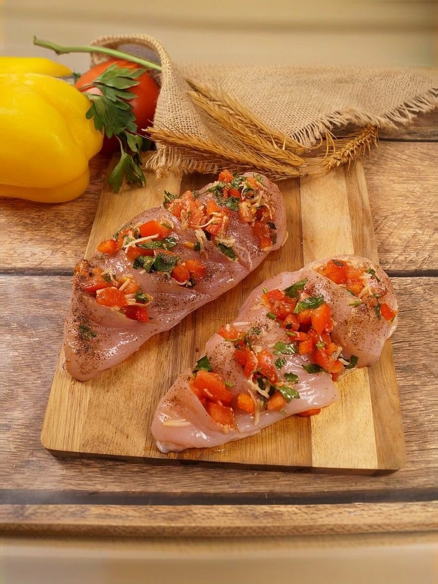 Кармашки куриные с овощами охлажденные 650 гр, Ферма Евгения Рошаля