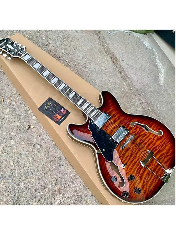 Grote Электрогитара jazz 6-струнная, корпус Клен 40"