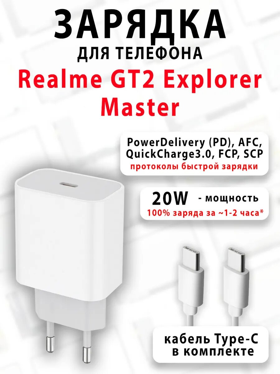 Зарядное устройство для телефона Realme GT2 Explorer Master