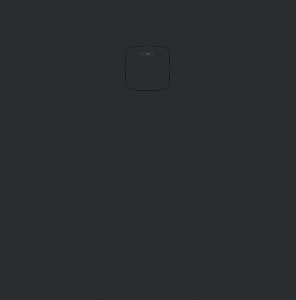 Поддон для душа Starohome Cosmo 86830850 80x80 см, черный, квадратный, низкий, с антискользящим покрытием