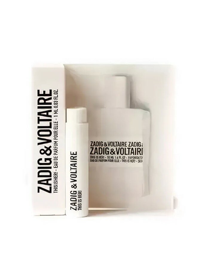 Zadig & Voltaire Парфюмерная вода "This Is Her", Eau De Parfum, 1 мл