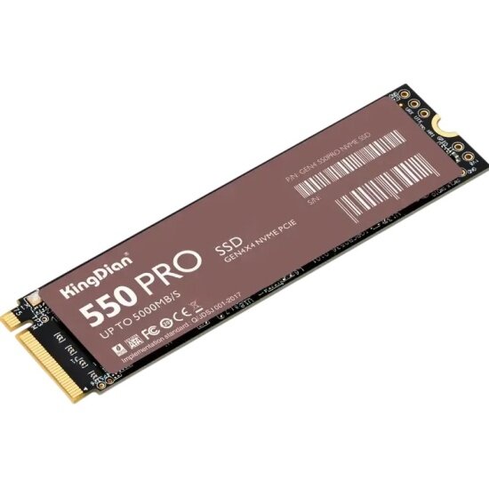 SSD диск Kingdian M.2 2280 G48 PCIe 4.0 x4 512GB