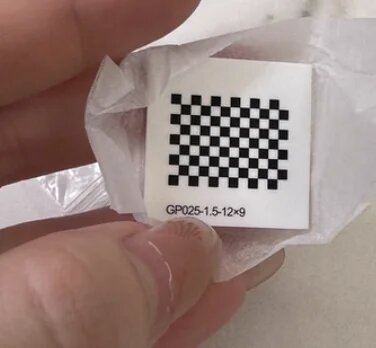 Калибровочная пластина GP для камеры 12*9 type2